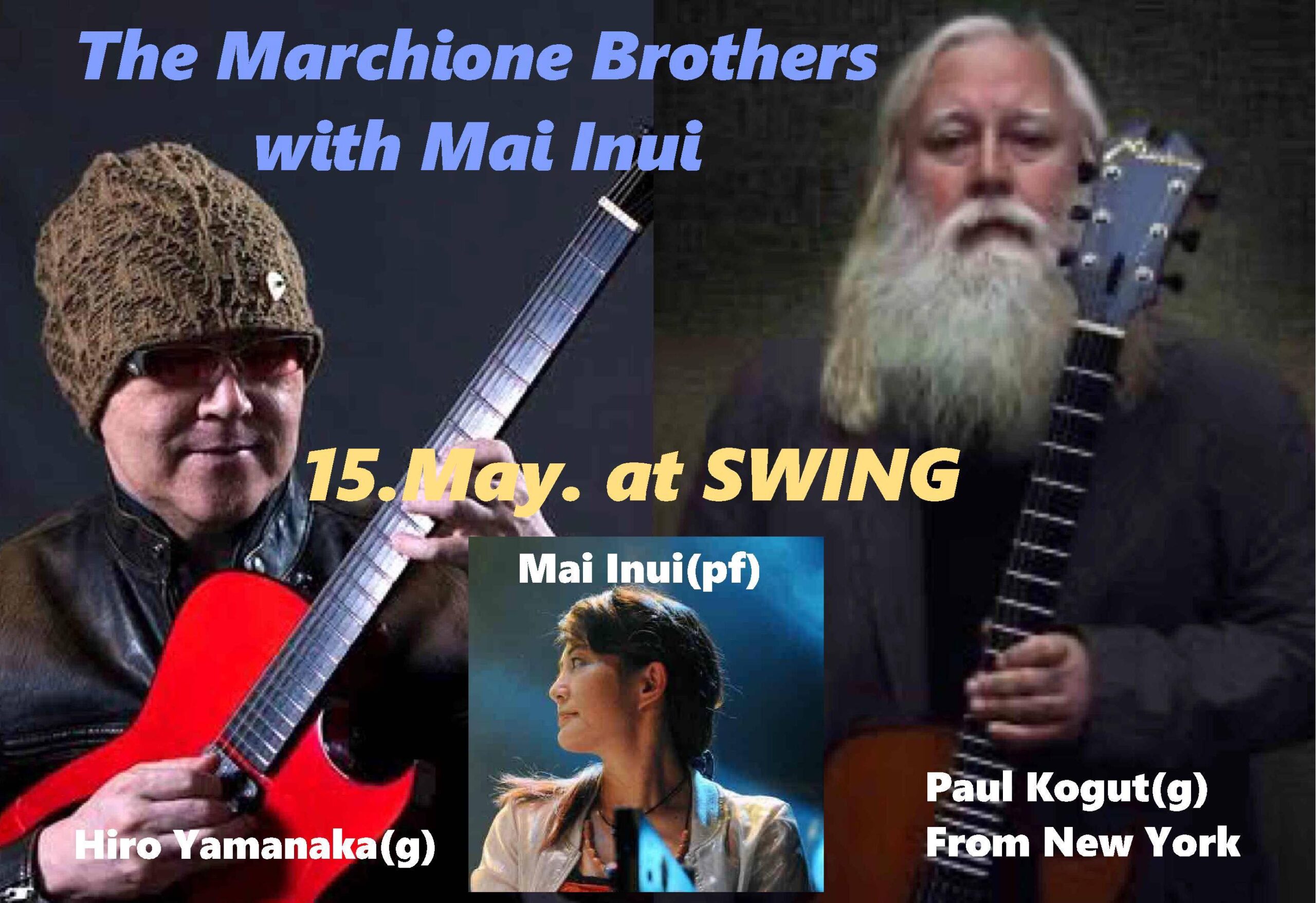 The Marchione Brothers with Mai Inui | Jazz Spot Swing